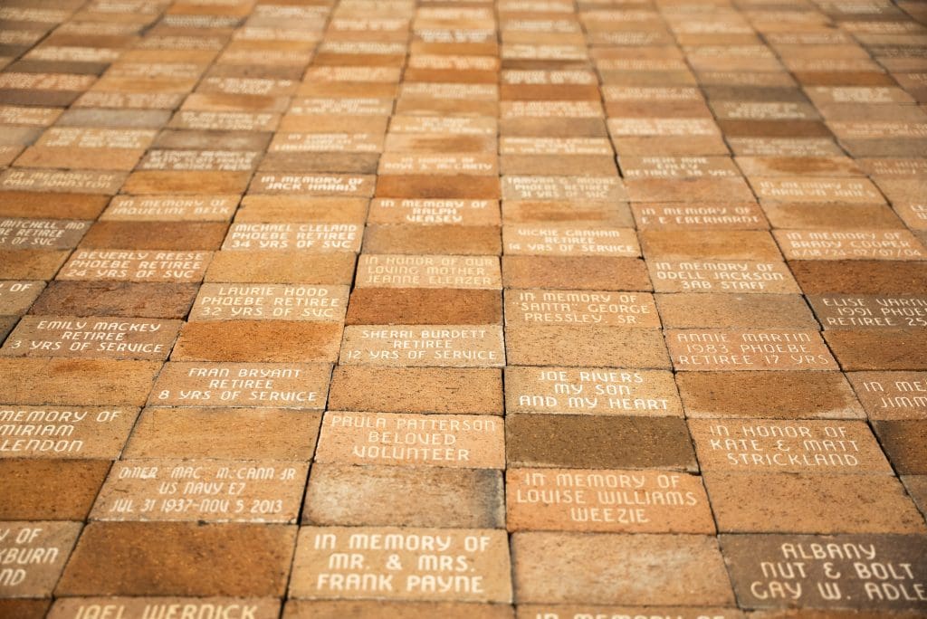 PPMH Re-Dedicates Paver Pathway - Phoebe Putney Health System